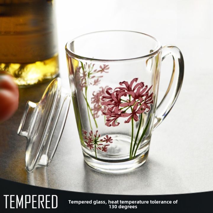 Luminarc Tempered Glass Cup with Handle Heat Resistant Coffee Drinking ...