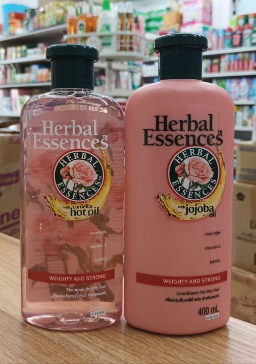 Herbal Essences เฮอร์เบิล เอสเซ้นท์ เวที่ แอนด์ สตรอง แชมพู 400มล./ครีม ...