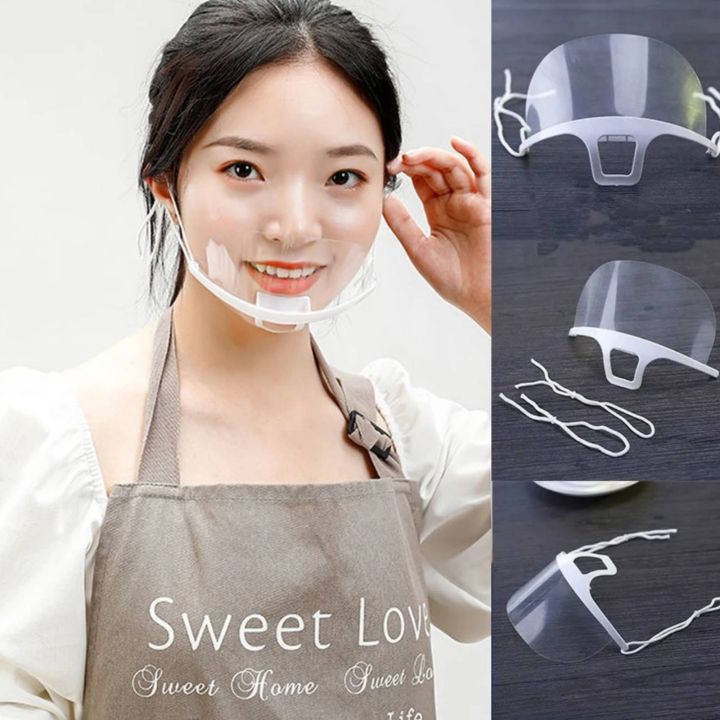 TRANSPARENT MOUTH SHIELD / TRANSPARENT PROTECTIVE FACE SHIELD ...