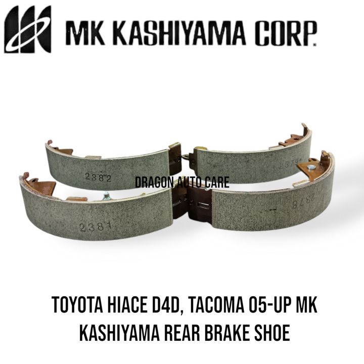 TOYOTA HIACE D4D, TACOMA 05-UP MK KASHIYAMA REAR BRAKE SHOE | Lazada PH