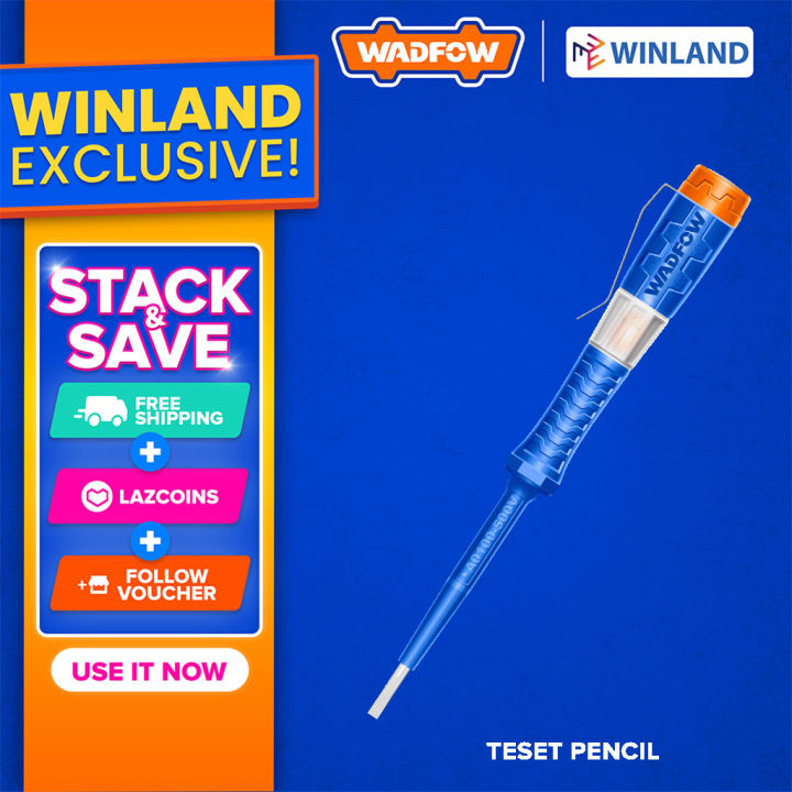 Wadfow by Winland WTP1502 Test Pencil AC Voltage Tester Test Light WAD ...
