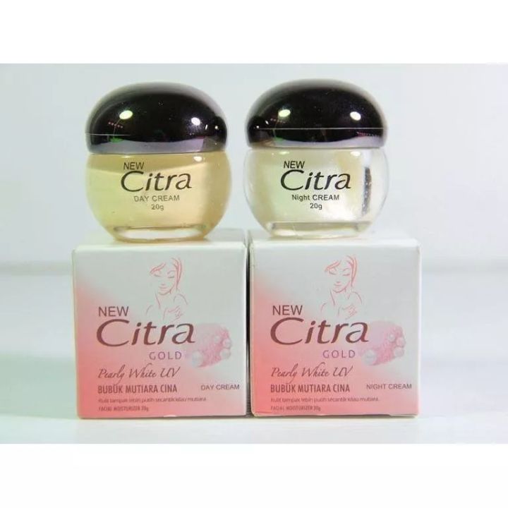 Cream Siang Dan Malm CITRA GOLD Pearly white UV Moisturizer | Lazada ...
