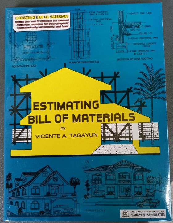 ESTIMATING BILL OF MATERIALS by Tagayun | Lazada PH