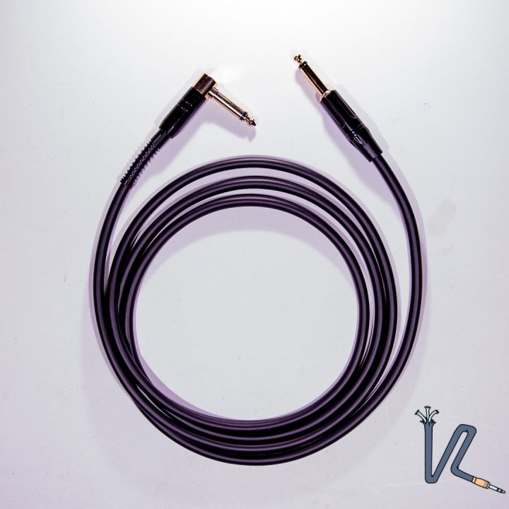 Kable Kustom Straight to Right Angle 1/4” (6.35mm) TS Instrument Cable ...