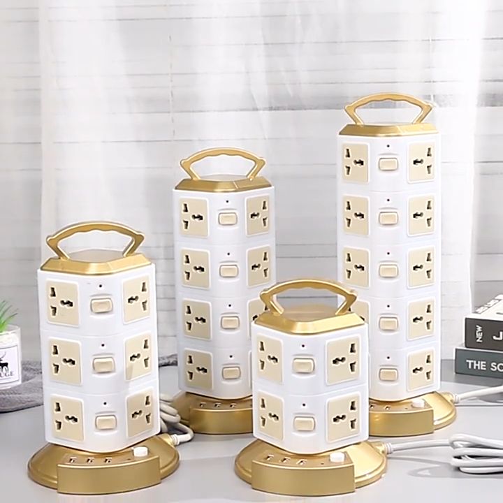 Vertical socket 2/3/5 UK standard Layer Multi Universal Socket Portable ...