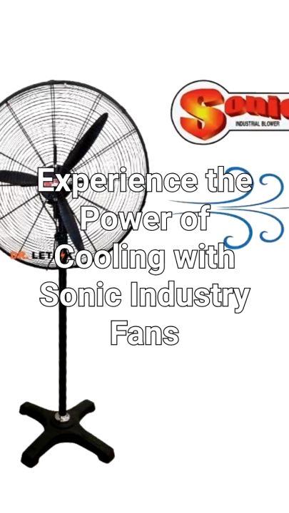 SONIC® Commercial Industry Wall Fan / Stand Fan Sonic 26'' Aluminium ...