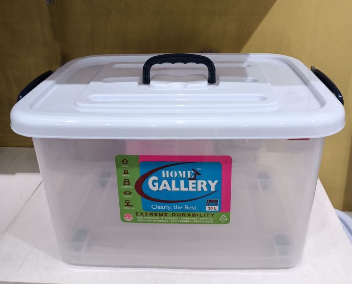 Home Gallery 30L Storage Box with Handle (Stackable) | Lazada PH