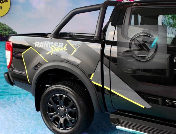 (Ready Stock) S349# Ford Ranger Splash Limited Edition Car Body Vinyl ...
