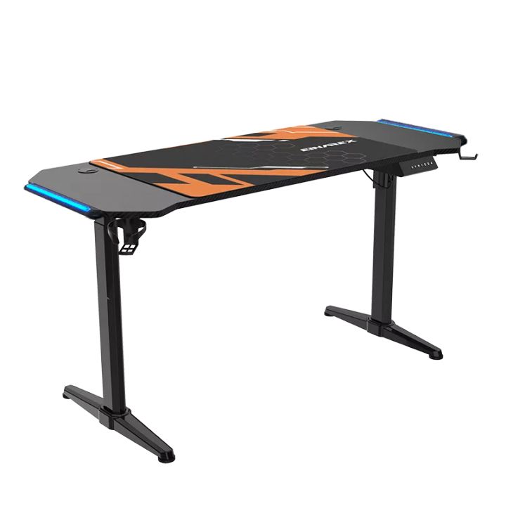 Smart table Standing desk Adjustable height gaming table 140 160 cm ...