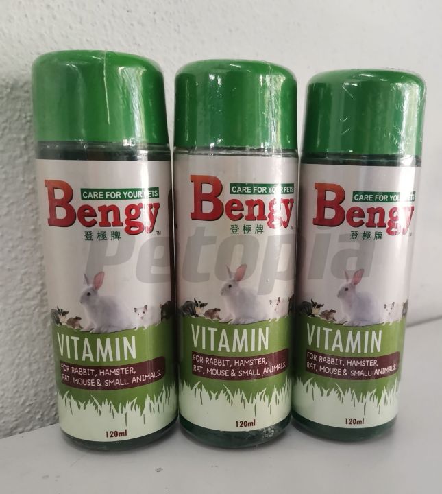 Bengy Vitamin For Rabbit Hamster Sugar Gliders Small Animal Arnab 120ml ...