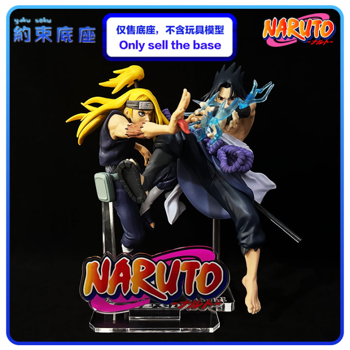 Acrylic Shadow Base Naruto 20VS Sasuke Dida Model Toy Acrylic Base ...