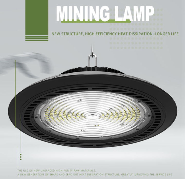 【COD&Ready】Rohstar LED UFO 100W 150W 200W 3 years warranty High quality IP65 Waterproof High Bay ...