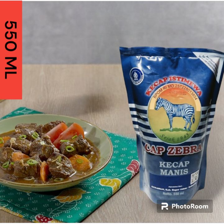 Kecap Manis Murah Cap Zebra 550 ML 1pcs | Lazada Indonesia