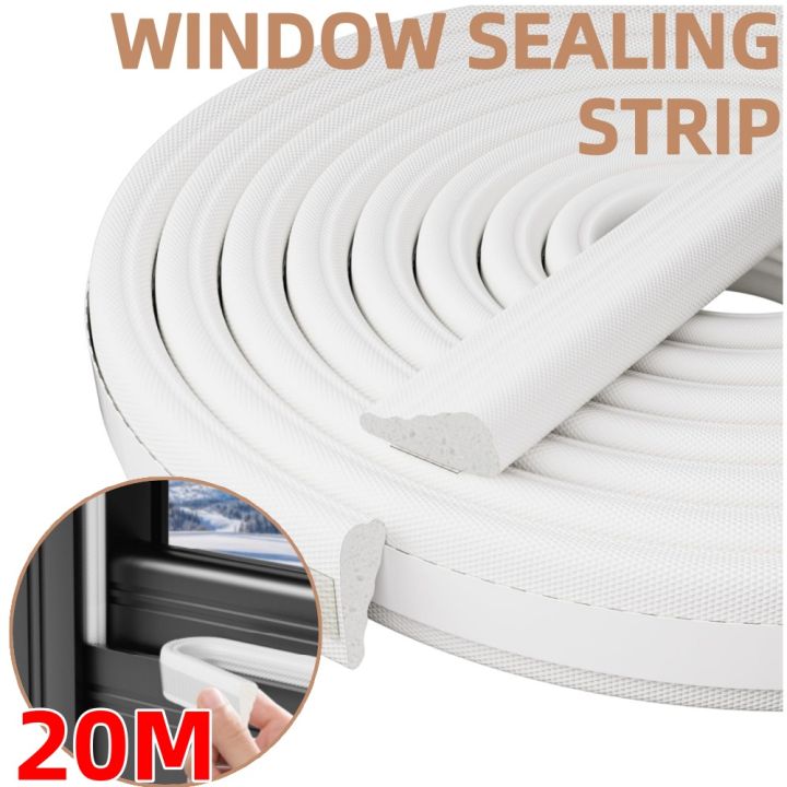 20M-2M Window Sealing Strip Self-adhesive PU Acoustic Foam Door Sealing ...