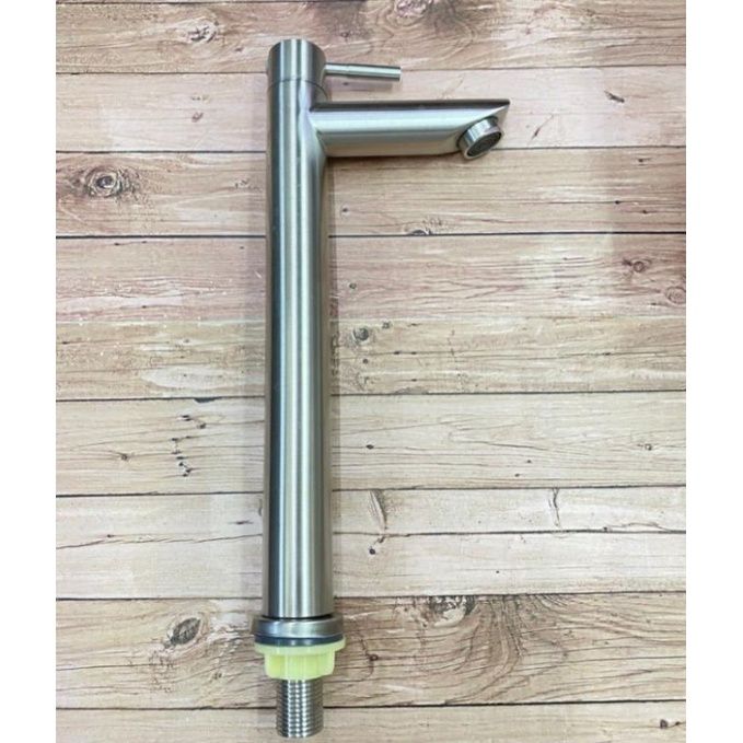 Kran wastafel stainless 30cm / Kran cuci tangan / Kran tinggi | Lazada ...