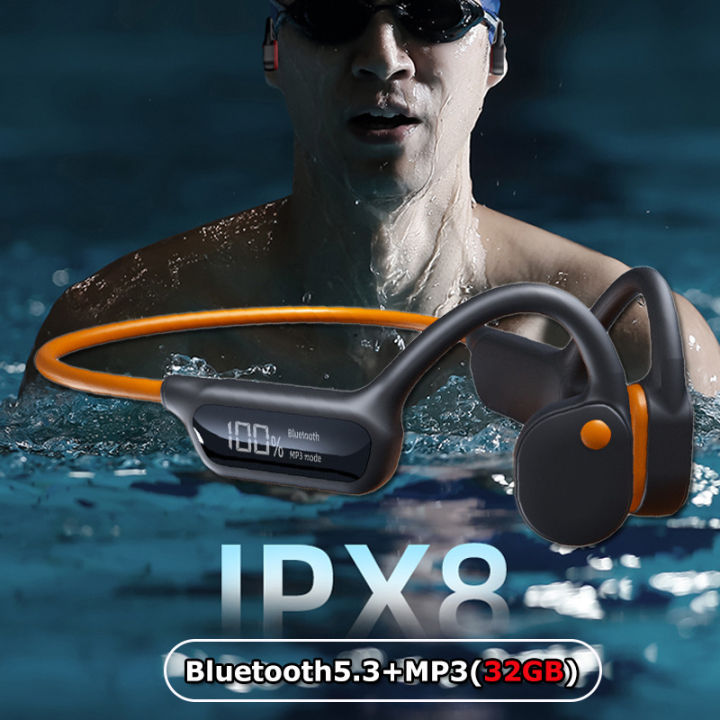 POLVCDG X10/X7-1 Pro Bone Conduction Earphone Swimming Headphones ...