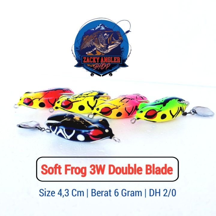 Soft Frog Double Blade 3W Bagong Umpan Casting Gabus | Lazada Indonesia