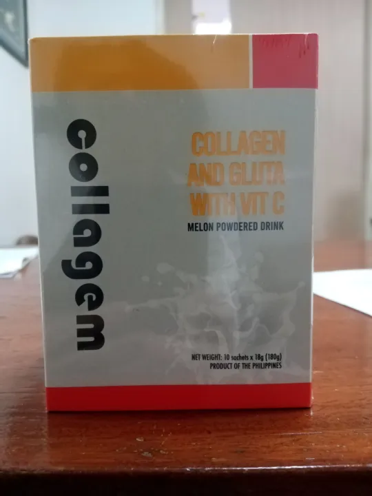 Melon flavored Collagen drink with Glutathione and Vitamin C - COLLAGEM ...