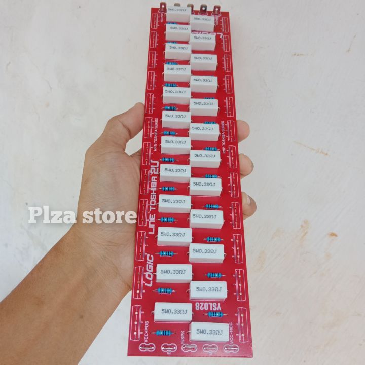 PCB tr final toshiba 12 set 2U lengkap komponen pcb transistor final ...
