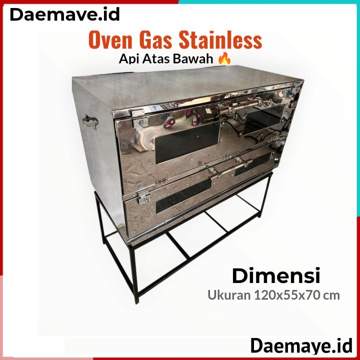 Oven gas Api Atas Bawah / Oven Gas Ukuran 120x55x70cm | Lazada Indonesia