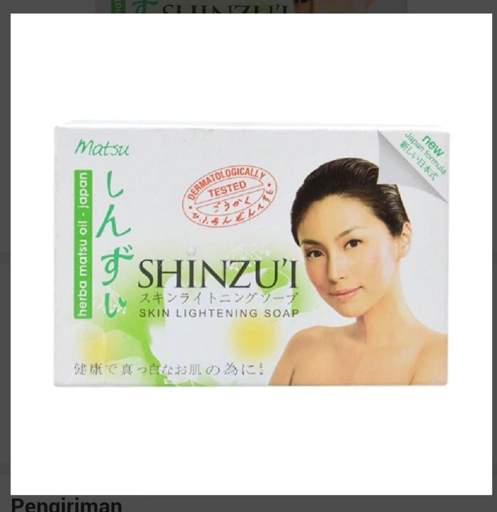 SHINZU'I Skin Lightening Bar Soap 80g | Lazada Indonesia