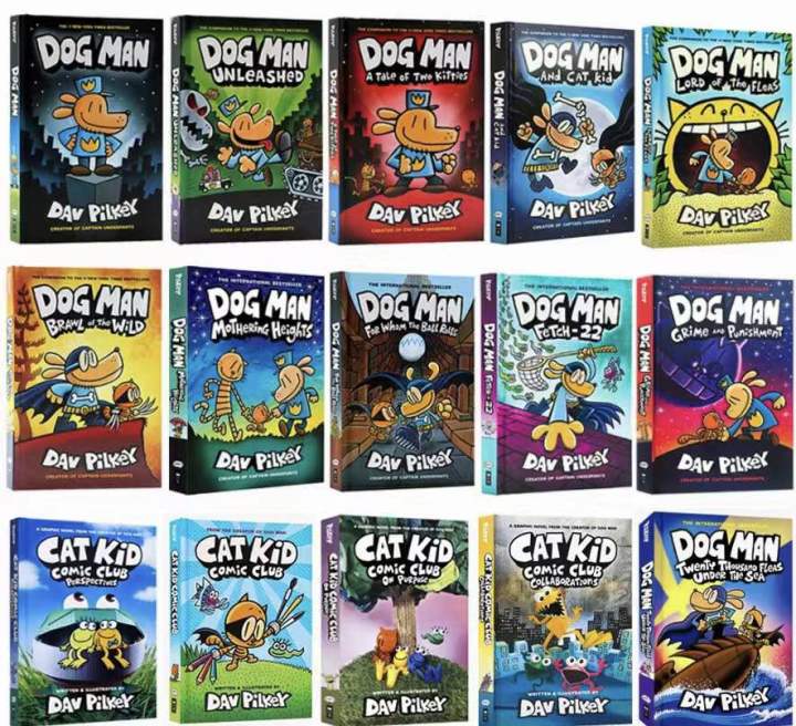 【Hardcover】Dog Man Series Books Set dogman Children's Collection by Dav Pilkey | Lazada