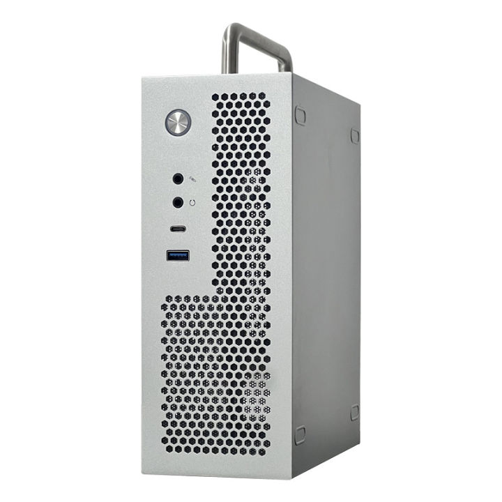 Mini Itx Case For Pc Desktop Chassis Typec 10g Usb3 0 Black Mini Itx 0