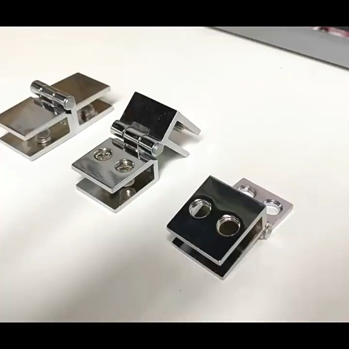 Engsel Pintu Kaca Paduan seng Engsel Etalase Kaca Untuk Kaca Ketebalan ...