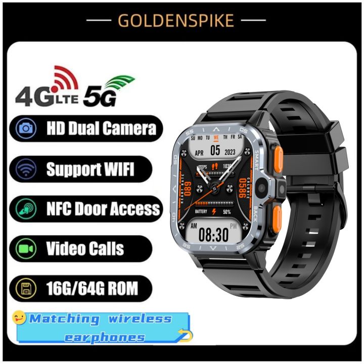 PGD WATCH 5G 4G NET Quad-core CPU HD Dual Camera Android System 4G/64G ...