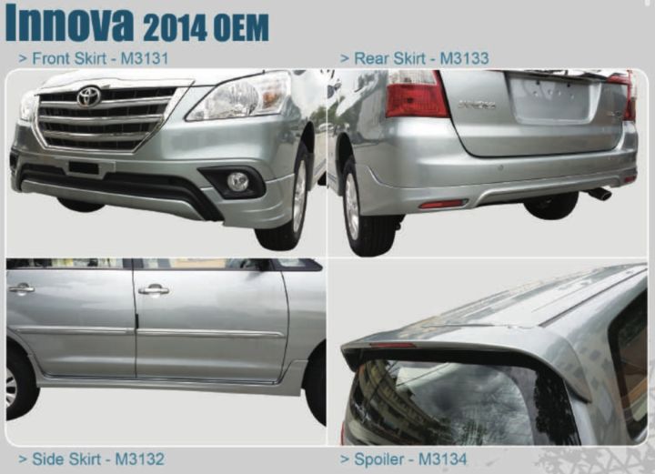 Toyota innova 2014 2015 2016 OEM RSR V2 bodykit body kit front side ...