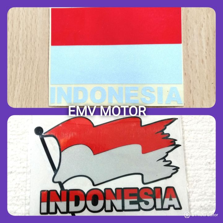 sticker bendera indonesia | Lazada Indonesia