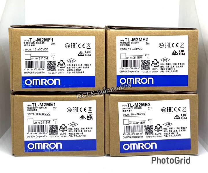 (TL-M2ME1 NPN-NO) (TL-M2ME2 NPN-NC) (TL-M2MF1 PNP-NO) (TL-M2MF2 PNP-NC) sensor Omron เซ็นเซอร์ 3 ...