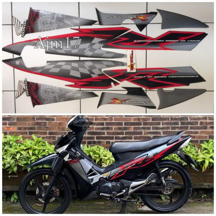 STIKER STRIPING SUPRA X 2008 HITAM | Lazada Indonesia