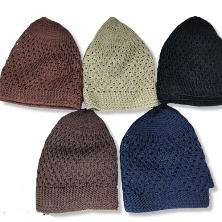 TOTOB/ RAJUT/ KOPYA FOR ADULT/ MUSLIM CAP FOR MEN | Lazada PH