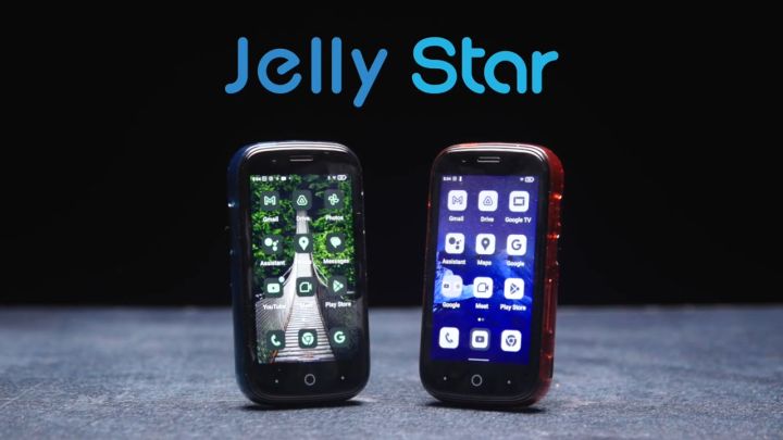 Unihertz Jelly Star Mini Smartphone Android 13 8GB 256GB Led Light Unlocked Transparent ...