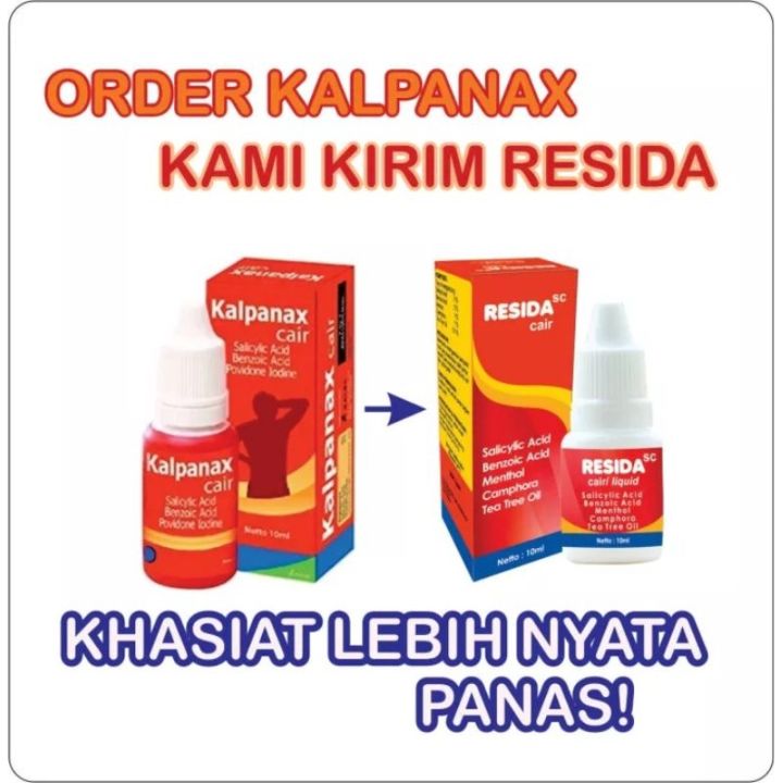[ BISA COD ]100% ORIGINAL KALPANAX CAIR = RESIDA CAIR 10 ML PENGGANTI ...