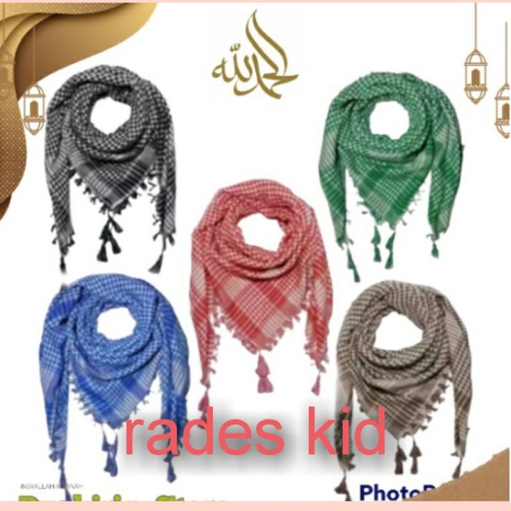 sorban anak laki laki tk paud dan sd bentuk segitiga / sorban palestina ...