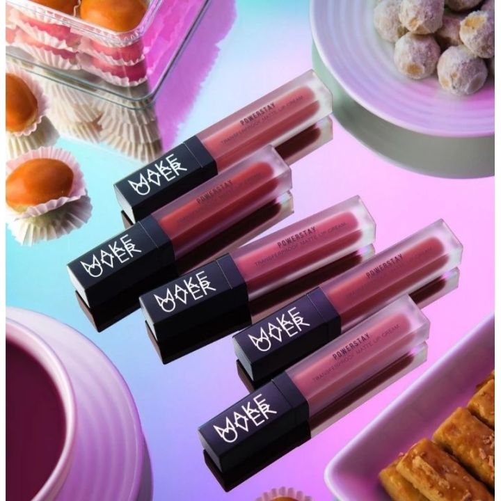 Make Over POWERSTAY TRANSFERPROOF Matte Lip cream | Lazada Indonesia