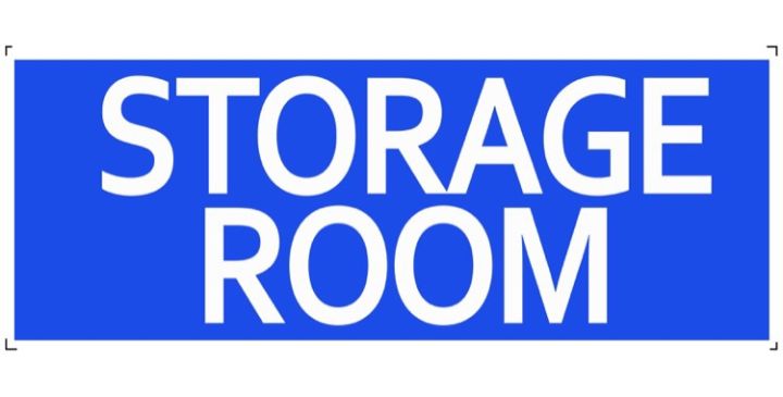 Storage Room Signage | Lazada PH