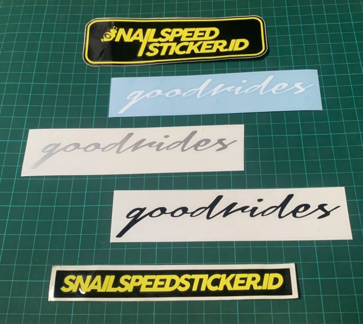 Sticker cutting Good Ridees Goodrides panjang 15cm | Lazada Indonesia