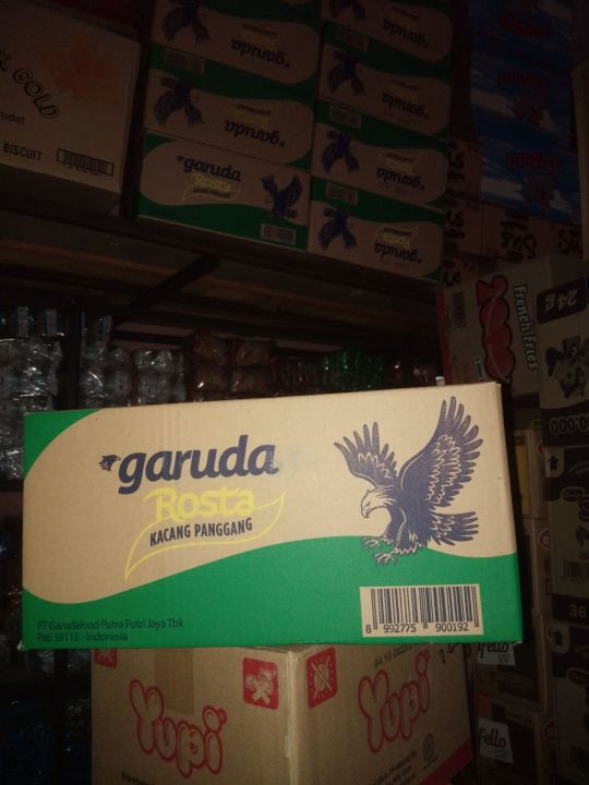 Garuda Rosta Kacang Panggang 1 dus isi 120 bungkus | Lazada Indonesia