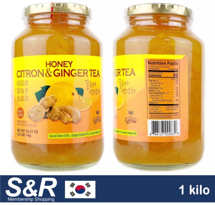 Honey Citron & Ginger Tea with Hot and Cold Water 1kg | Lazada PH