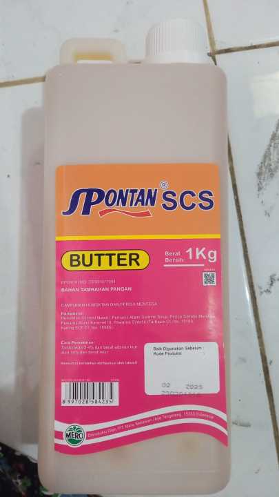 Spontan SCS Butter/ Wysman 1kg kemasan baru | Lazada Indonesia