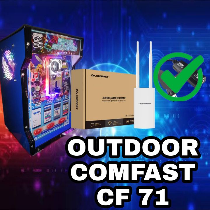PISO WIFI MACHINE COMFAST CF 71 V2 ACCESS POINT | Lazada PH