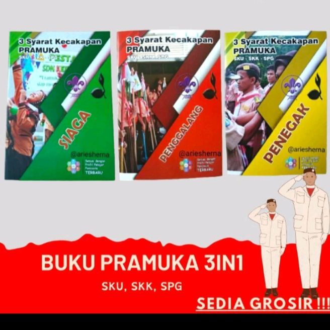 Buku Pramuka 3in1 Isi SKK - Sku - Spg Tingkat Siaga - Penggalang - Penegak | Lazada Indonesia