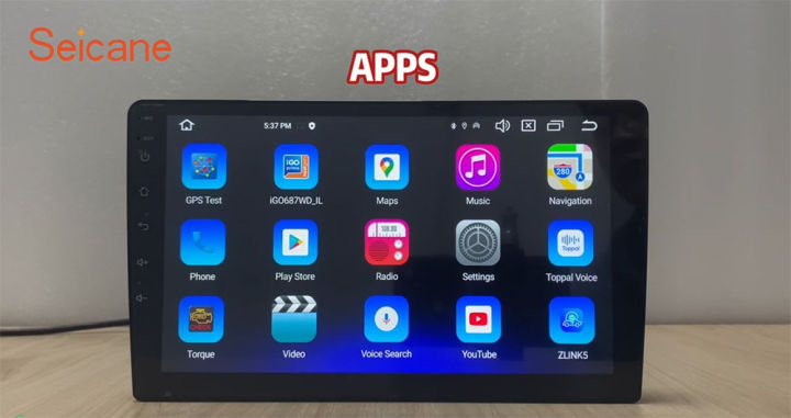 Seicane Android 13.0 9inch QLED/ IPS Touchscreen Car Radio Stereo Head ...