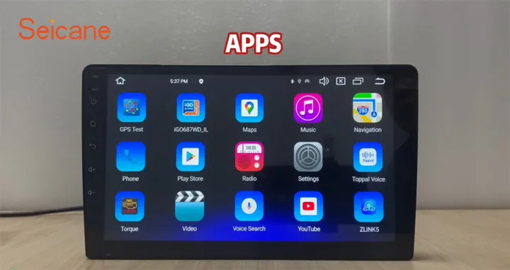 Seicane Android Head Unit 9inch QLED Touchscreen GPS Navigation System ...