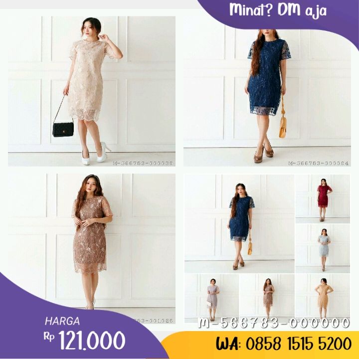 dres wanita lala tile furing dres wanita didesain model tile yang ...