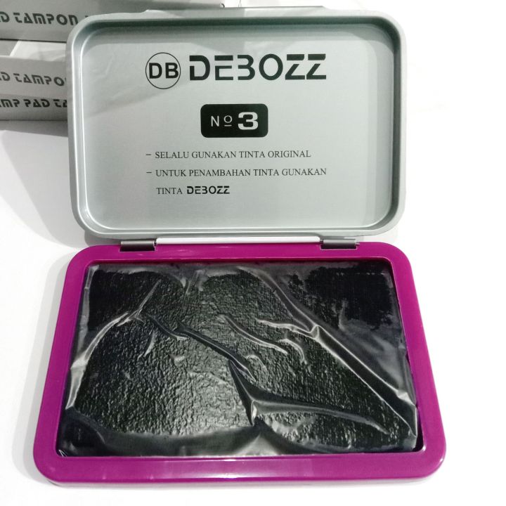 Stamp Pad DEBOZZ Bantalan Stempel DEBOZZ No.3 High Quality 1 pcs ...