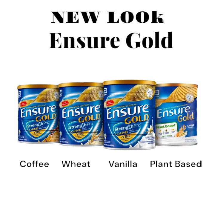 ENSURE GOLD VANILLA / WHEAT /COFFEE(800G) EXP:09/26 YEAR | Lazada